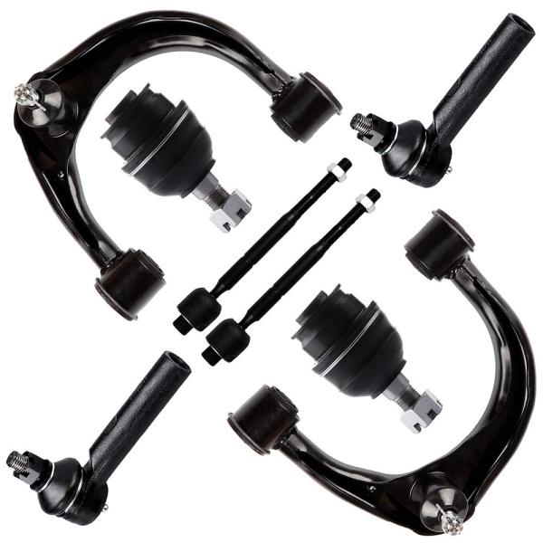 商品名:  SCITOO 8pcs Front Suspension Kit Upper Control Arm Lower Ball Joint Inner Outer Tie Rod End Replacement For 2003-2...