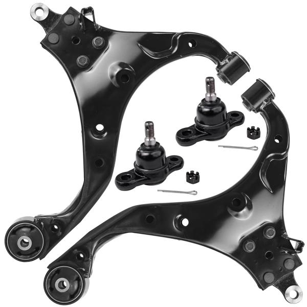 商品名:  Detroit Axle - Front Lower Control Arms for 2005-2010 Kia Sportage, 2005-2009 Hyundai Tucson, 2 Lower Control Arm,...