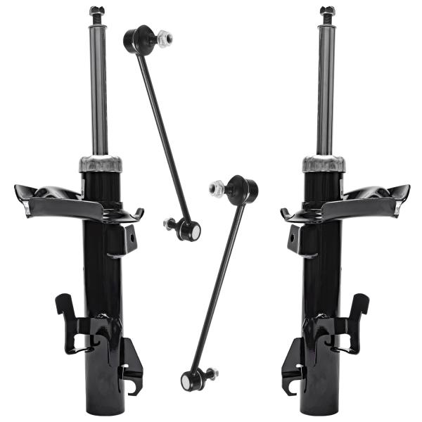 商品名:  Detroit Axle - 2WD Front Shocks Kit for 2008-2013 Volvo C30, 2006-2013 C70, 2004-2011 S40, 2005-2011 V50, 2 Shock ...