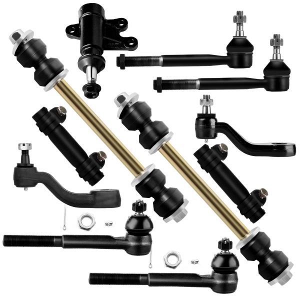 商品名: SCITOO 11個 サスペンションキット アイドラーアーム 1 ブラケットアセンブリ 1 ピットマンアーム 2 外側 2 内側タイロッドエンド 2 タイロッドエンド 調整スリーブ 2 スタビライザーバー 1993 94 95 9...