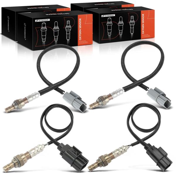 商品名: A-Premium O2 酸素センサー 日産セントラ 2001 l4 1.8L QG18DE アップストリーム ダウンストリーム 4点セット 交換用 # 226A06M406 226A14L711 A-Premium O2 Oxy...