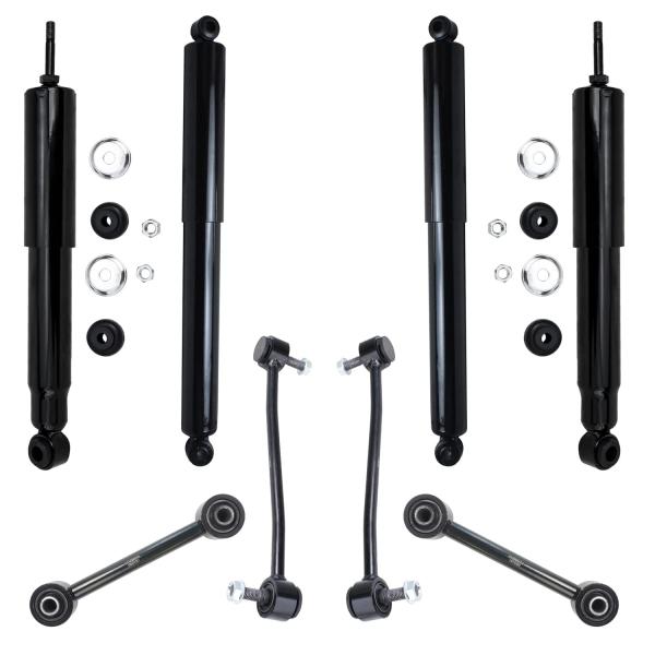 商品名:  Detroit Axle - 2WD Shock Absorbers Kit for 1999-2012 Ford F-350 Super Duty, Front Rear 4 Shock Absorbers 4 Sway Ba...