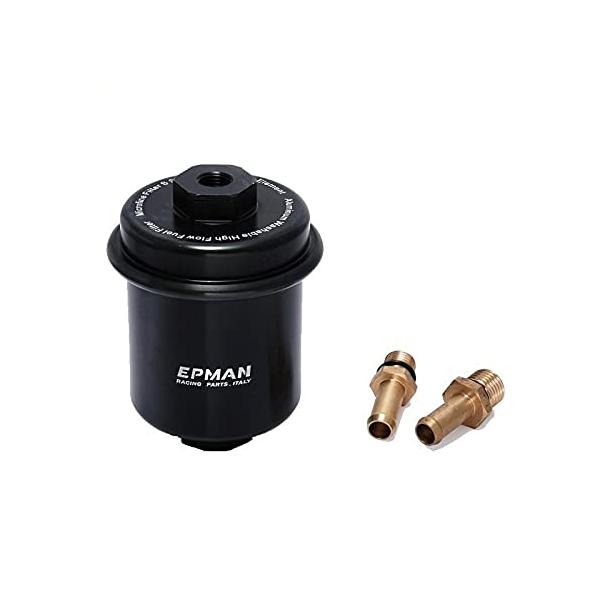 商品名:  Epman Sport Universal Jdm Black Aluminum High Flow Performance Fuel Filter Washable EP-OF111-Blackブランド: EPMAN商品サイズ...