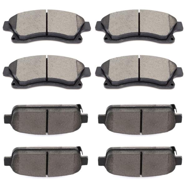商品名: SCITOO フロントリアセラミックブレーキパッド 8個入り Ceramic Brake Pads Kits,SCITOO 8pcs Brakes Pads Set fit for 2011-2015 for Chevrolet ...