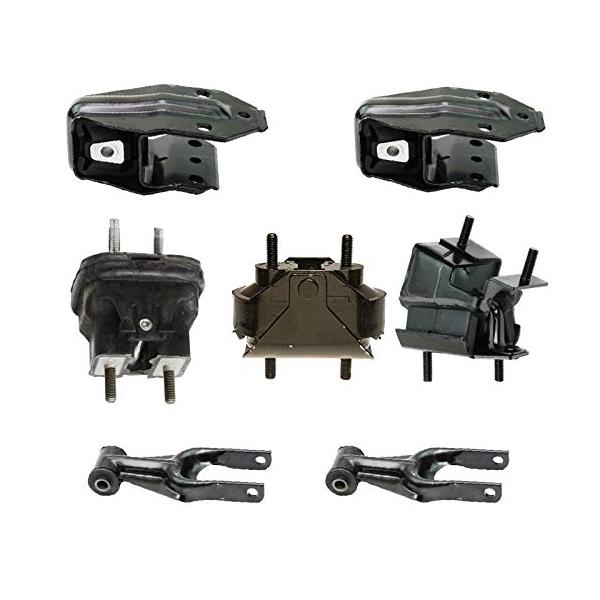 商品名: ONNURI 2006〜2009年式シボレーインパラ/モンテカルロ 5.3L 自動モーター&amp;トランスマウントセット : A5323HY、A5263、A5372、A53790、A5402 - K2585。 ONNURI Fo...