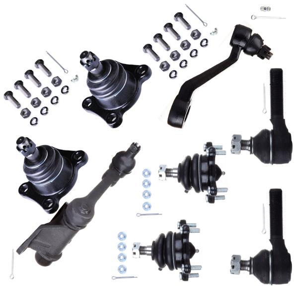 商品名:  cciyu Front Upper Lower Ball Joints and Outer Tie Rod Ends Pitman Idler Arms fit for 1986 87 88 89 90 91 92 93 94 ...