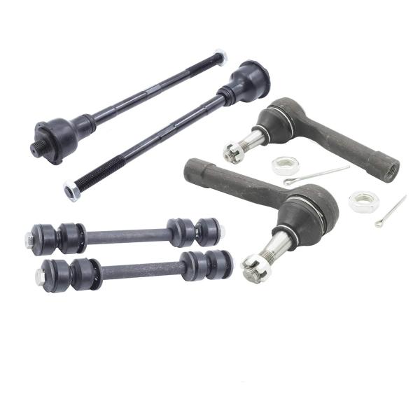 商品名:  6Pc Front Suspension Kit Tie Rod End Sway Bar End Link for Chevy Silverado Chevrolet Avalanche Suburban Cadillac E...