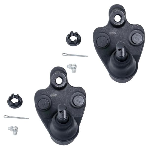 商品名: Detroit Axle - Front 2pc Ball Joints for Toyota Corolla Matrix Scion TC Pontiac Vibe, 2 Lower Ball Joints Replaceme...