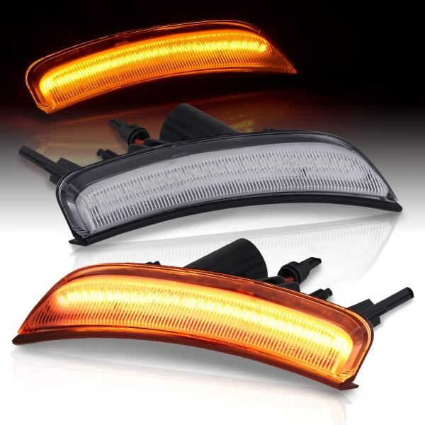 商品名:  AJP Distributors Upgrade Amber LED Side Marker Parking Driving Lamps Light Front Bumper Driver Passenger LH RH Hou...