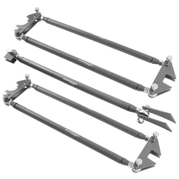 商品名: Waverspeed パラレル4リンクサスペンションキット ユニバーサル溶接 24インチ スチールバー ラットロッド ホットロッド トラック クラシックカー Waverspeed Parallel 4-Link Suspensio...