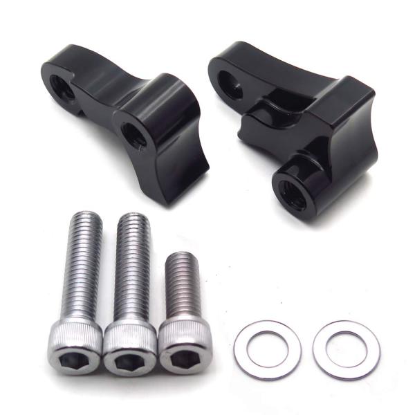 商品名: HTTMT- USMT503-006-BK 1.75インチ ブラック リア ドロップ 下降スラムキット ハーレー ダイナ ストリート ボブ ファット ボブ スーパー グライド ローライダー スイッチバック 2006-2017 [適...