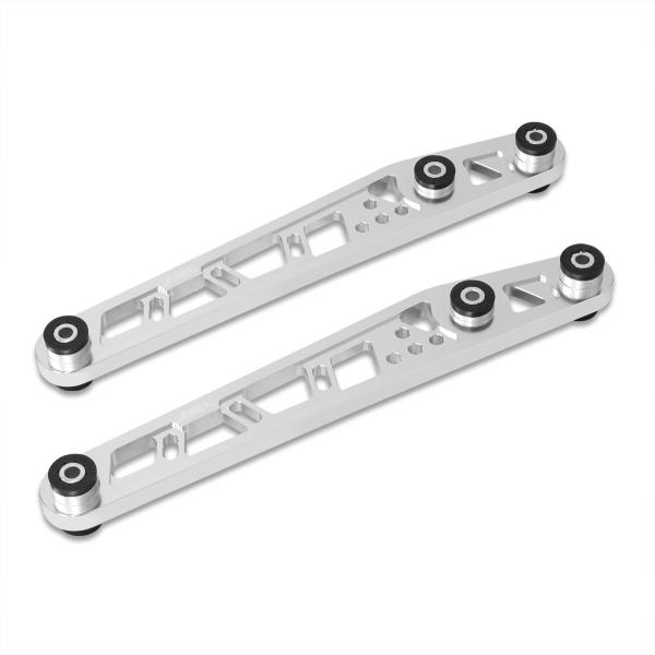 商品名:  AJP Distributors Polished JDM Aluminum LCA Rear Lower Control Arms Suspension + Polyurethane Bushings Set Compatib...