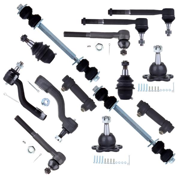 商品名:  SCITOO 13pc Suspension Kit 2 Upper 2 Lower Ball Joint 2 Outer 2 Inner Tie Rod 2 Tie Rod Adjusting Sleeve 2 Sway Ba...