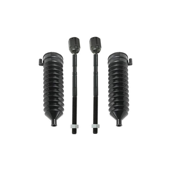 商品名:  PartsW - 4 Pc Front Inner Tie Rod Ends Rack &amp; Pinion Bellow Boots Steering Kitブランド: PartsW重量: 1814g商品番号: 素材: a...