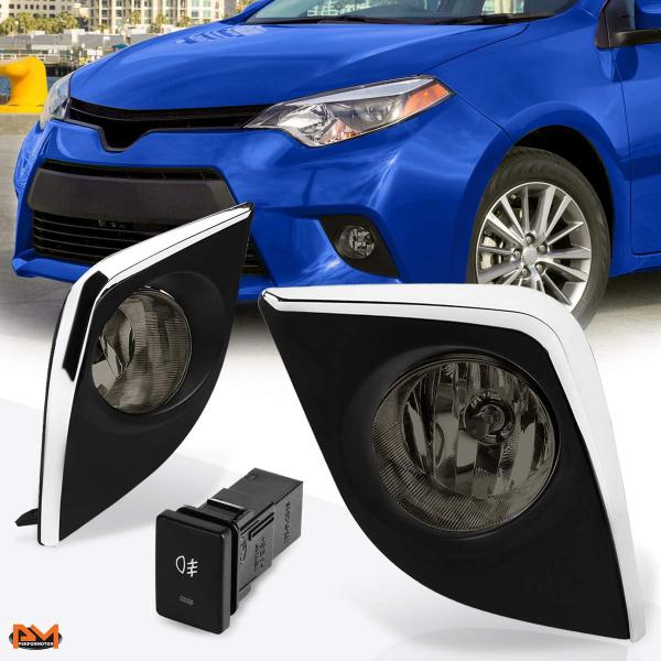商品名:  Front Bumper Fog Lights Lamps w/Switch Compatible with 14-16 Toyota Corolla LE,Smoked Lensブランド: PM PERFORMOTOR高さ: ...