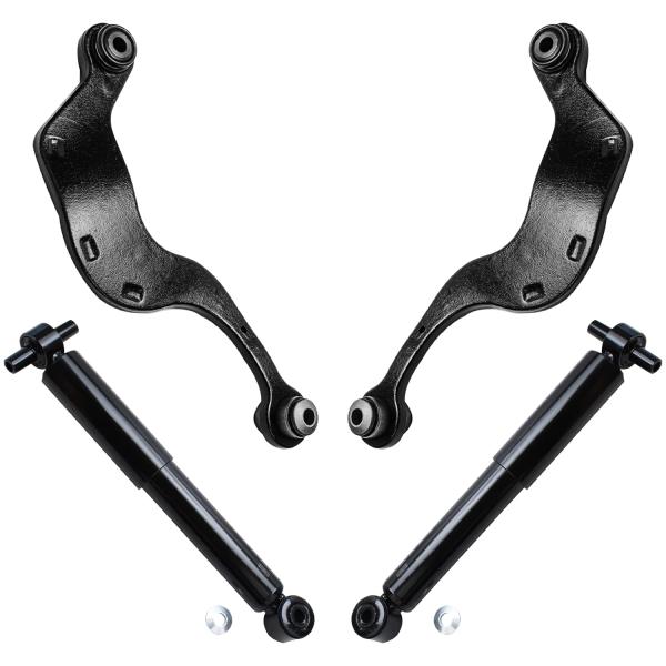 商品名:  Detroit Axle - Rear Control Arms Shocks Kit for Chevy Traverse GMC Acadia Buick Enclave Saturn Outlook 2 Upper Rea...