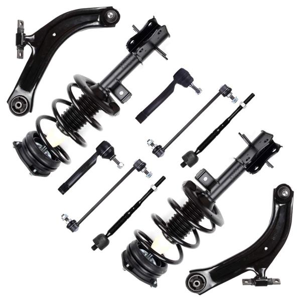 商品名:  OCPTY Front complete strut, Stabilizer Bar Link, Control Arm and Ball Joint Assembly, Tie Rod End Suspension Parts...