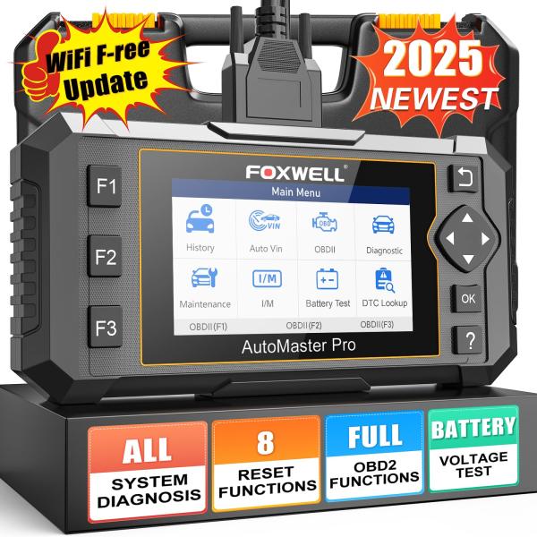 商品名: 2024 FOXWELL NT624 Elite OBD2スキャナー 8回リセットABSブリード/SAS/オイル/TPS/EPB/BRT/インジェクター/D-P-Fリセットバッテリーテストアップグレード NT614エリートカーコー...