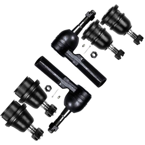 商品名:  LSAILON 6pcs Lower Ball Joints Outer Tie Rod Ends - 5 Lug Models Upper Ball Joints Kit Fit for 2005 06 07 08 09 10...