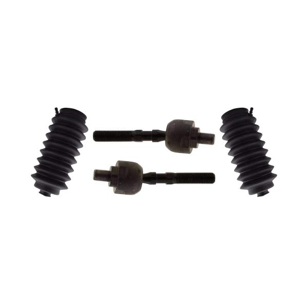 商品名:  4 Pc Front Inner Tie Rod End Rack &amp; Pinion Bellow Boots Steering Kitブランド: PartsW重量: 1814g商品番号: 素材: alloy steel...