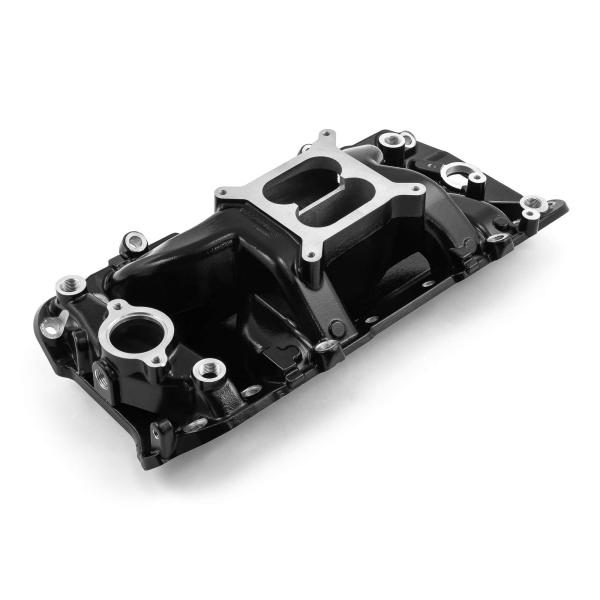 商品名:  Speedmaster 1-147-021 Compatible with Chevy BBC 454 Oval Port MidRise Air Aluminum Intake Manifold [Black]ブランド: Sp...