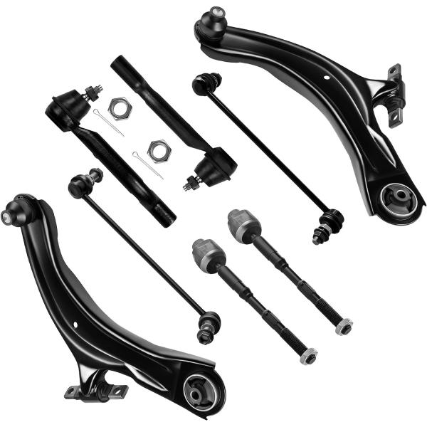 商品名:  SCITOO 8pcs Front Suspension Kit Lower Control Arm with Ball Joints Outer Inner Tie Rod Ends Sway Bar Links For 20...