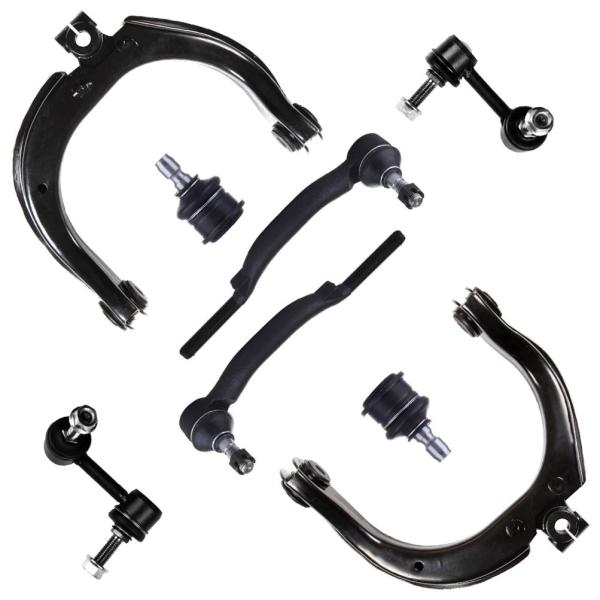 商品名:  SCITOO 8pcs Front Suspension Kit Upper Control Arm Upper Ball Joint Outer Tie Rod End Sway Bar Link Replacement Fo...