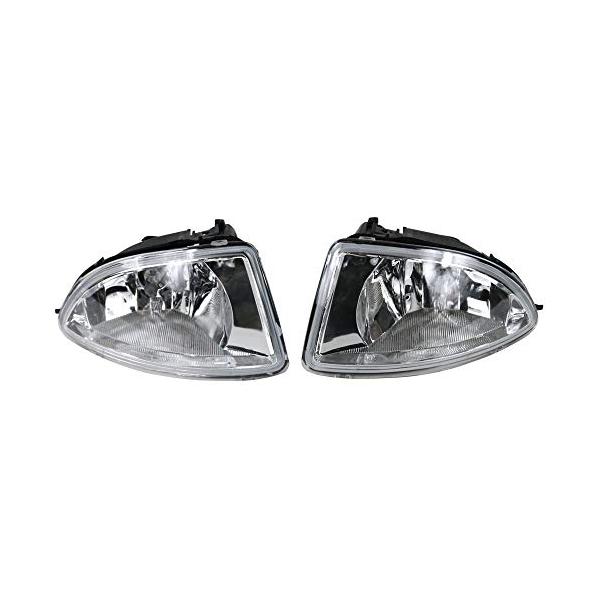 商品名:  IKON MOTORSPORTS, Fog Lights Compatible With 2004-2005 Honda Civic, Factory Front Bumper Lamps Clear Lensブランド: IKO...