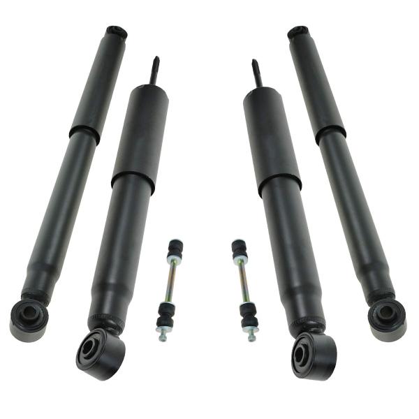 商品名: TRQ ショックアブソーバーリンク フロントリアキット6点セット シルバラードシエラユーコンサバーバン用 TRQ Front and Rear Suspension Kit Shock Absorber Sway Bar Stab...