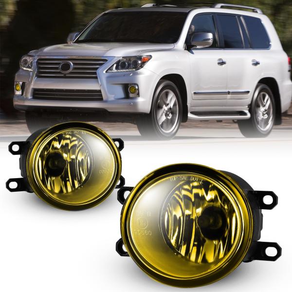 商品名:  Fog Lights Compatible with Toyota Corolla 09-16/ Camry 07-14/ Highlander 08-11/ RAV4 06-12/ LX570 08-13/ RX350 08-...
