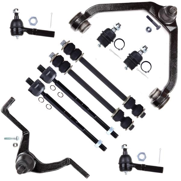 商品名:  cciyu Lower Ball Joints Inner Outer Tie Rod Ends Front Sway Bar Links Upper Control Arms 2 Piece Design Compatible...