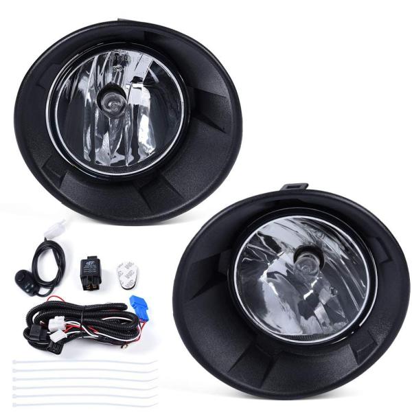 商品名:  VRracing 1 Pair Bumper Fog Light Lamps with Switch Bulbs Bezel Set Compatible with Chevy Camaro 2010-2013 Clear Le...