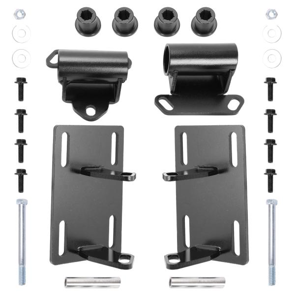 商品名: 調節可能な変換エンジンマウントプレートスワップ クラムシェルマウント付き 1985-2004 Sonoma Chevrolet S10 GMC S15 LS LS1 LS2に対応 KUAFU Swap Motor Engine M...