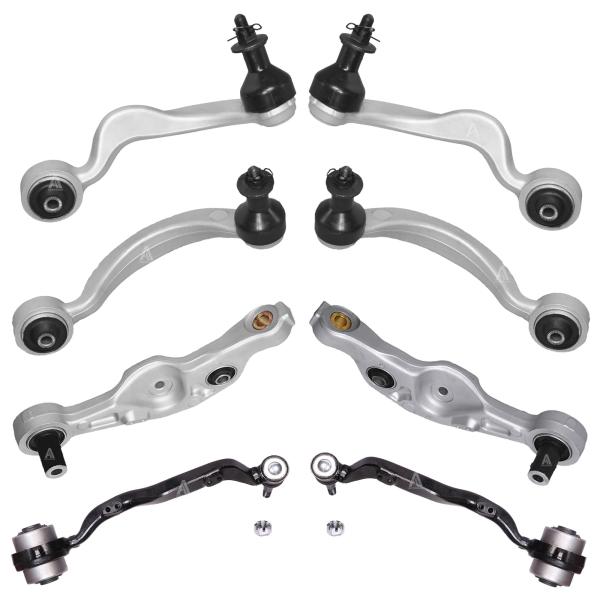 商品名:  AUTOACER - Complete Front Upper + Lower Frontward and Rearward Control Arm Kit 8 Pcs Left &amp; Right with Ball Jo...