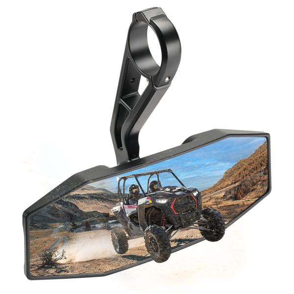 商品名:  KEMIMOTO Rear View Center Mirror Compatible with RZR for 1.75” Roll Bar, 1000 Mirror Wide Angle with ShatterProof ...