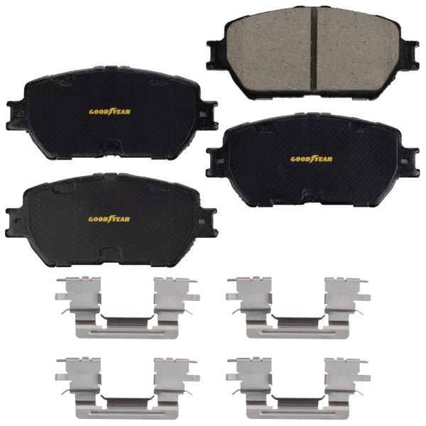 商品名:  Goodyear Brakes GYD908 | Premium Ceramic Front Brake Pads fits Lexus GS300 2006, IS250 15-09; Toyota Camry 06-02ブラ...