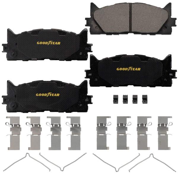 商品名:  Goodyear Brakes GYD1293 | Premium Ceramic Front Brake Pads fits Lexus ES300h 18-13, ES350 18-07; Toyota Avalon 18-...
