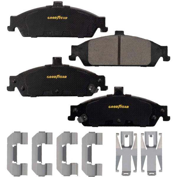 商品名:  Goodyear Brakes GYD727 | Premium Ceramic Front Brake Pads fits Chevrolet Classic 05-04, Malibu 03-97; Oldsmobile A...