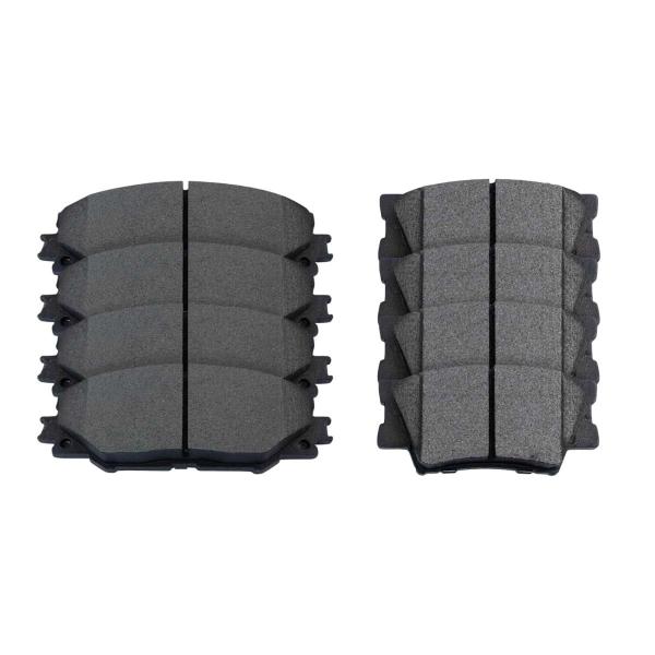 商品名:  AutoShack Front and Rear Ceramic Brake Pads Set 8pcs Replacement for 2006-2008 2009 2010 2011 2012 2013 2014 2015 ...