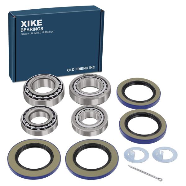 商品名: XIKE 2セット 5~6ポンドの車軸 トレーラーホイールハブキット 25580/20 &amp; 15123/245 ベアリング 21333TB 22333TB /10-10 10-36 シールとコッターピン XiKe 2 Se...