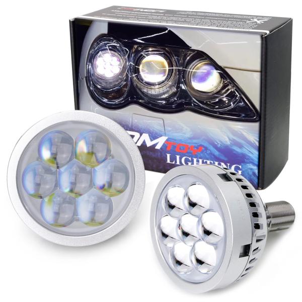 商品名: iJDMTOY ミニ3インチ JDM Q45スタイル マルチレンズ 25W LEDプロジェクターキット ロー/ハイビームレトロフィット対応 iJDMTOY Mini 3-Inch JDM Q45 Style Multi-Lens ...