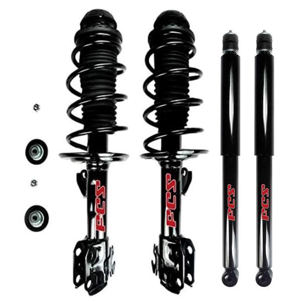 商品名:  FCS Front Struts Coil Springs &amp; Rear Shocks Kit For Toyota Yaris Prius C 1.5 FWD With Dust Cover and Hardwares...