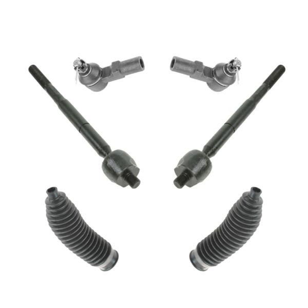 商品名:  Front Driver &amp; Passenger Side Steering Kit Steering Rack &amp; Pinion Bellow Tie Rod Compatible with 1998-2004...