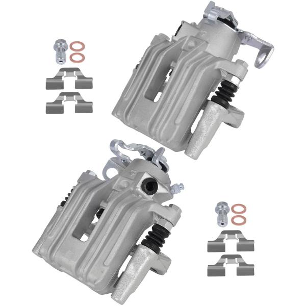 商品名:  cciyu Performance Disc Brake Calipers Rear with 19B2575 19B2574 fit For 2000-2006 For Audi TT Quattro,2000-2005 Fo...