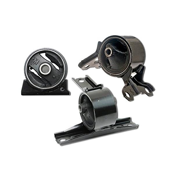 商品名: Allucam エンジン&amp;トランスミッションマウント 3個 2008-2011 三菱ランサー 2.0L AT CVT ターボなし ブラック スチール Allucam 3PCS Engine &amp; Transmissi...