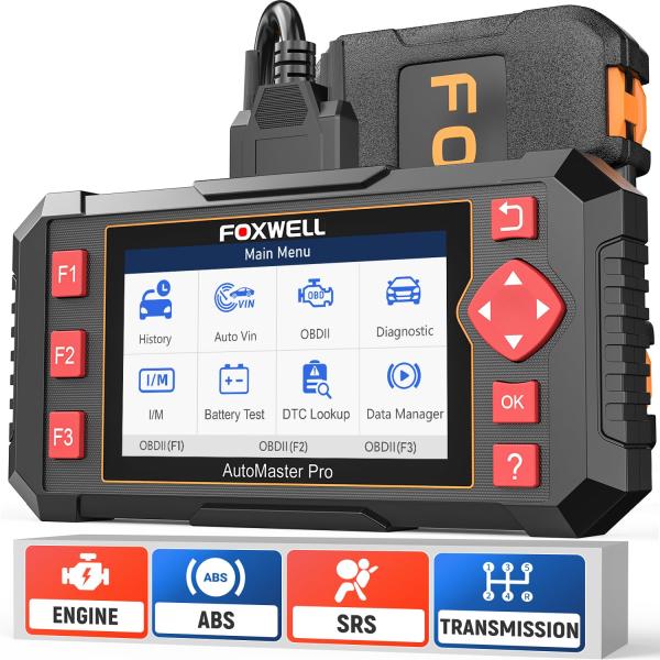 商品名: FOXWELL カースキャナー NT604 Elite OBD2 スキャナー ABS SRSトランスミッション 車やトラックのエンジンコードリーダーを確認 SRSエアバッグ付き診断スキャンツール ライブデータ付き自動車診断ツール ...
