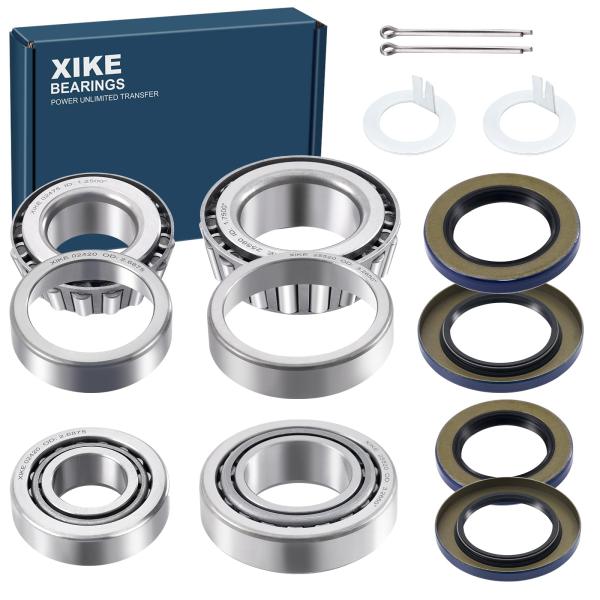 商品名: XiKe 2セット 8,000ポンドの車軸 トレーラーホイールハブキット 25580/25520 &amp; 02475/02420 ベアリング 21333TB 22333TB/10-10 10-36 シール XiKe 2 Set...