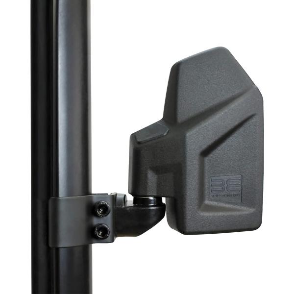 商品名: BE BEVEL ENGINEERING UTV リアビューサイドミラーキット (2個パック) - 非ラウンドケージバー対応 - 分離して調節可能 - 耐衝撃性飛散防止強化ガラス (運転席と助手席側) Bevel Engineer...