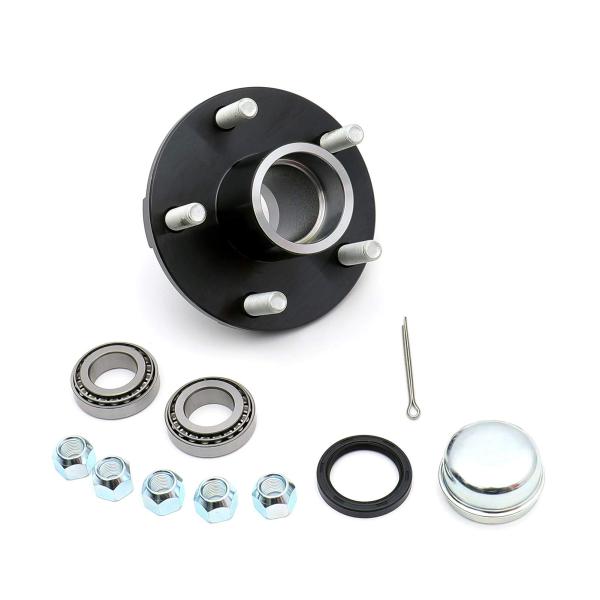 商品名: UCUT トレーラーハブキット 5ボルト 4.5インチ サークルハブ 1-1/16インチ IDベアリング UCUT Trailer Hub Kit, 5 Bolt on 4-1/2 Inch Circle,for 2,200 lb...