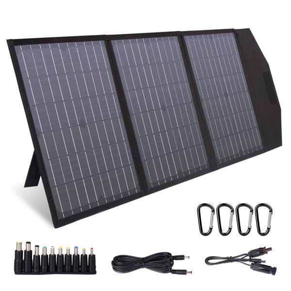 商品名:  MARBERO 60W Foldable Solar Panel for Portable Power Station Solar Generator Portable Solar Panel QC3.0/PD 60W USB ...